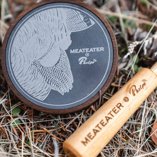 MeatEater X Phelps Slate Over Glass Turkey Pot Call